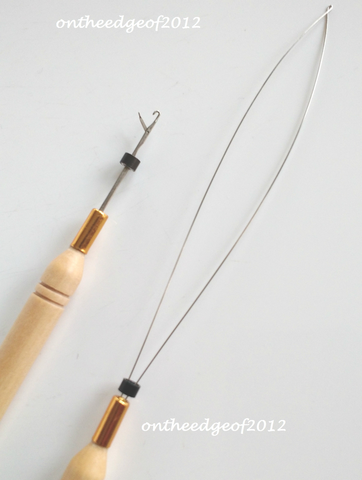 Micro Ring Beads Hair Extension Tool Loop Threader/Hook needle I-TIP ...