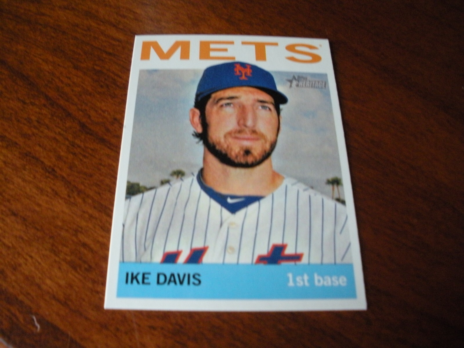 2013 Topps Heritage Baseball #44 Ike Davis New York Mets | eBay