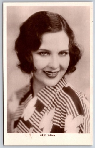 Corsicana Native Actress Mary Brian~Silent Film Star~Life Details on Back RPPC | eBay
