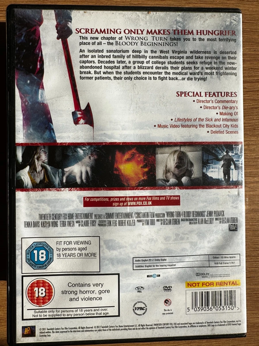 Wrong Turn 4 Dvd Cover