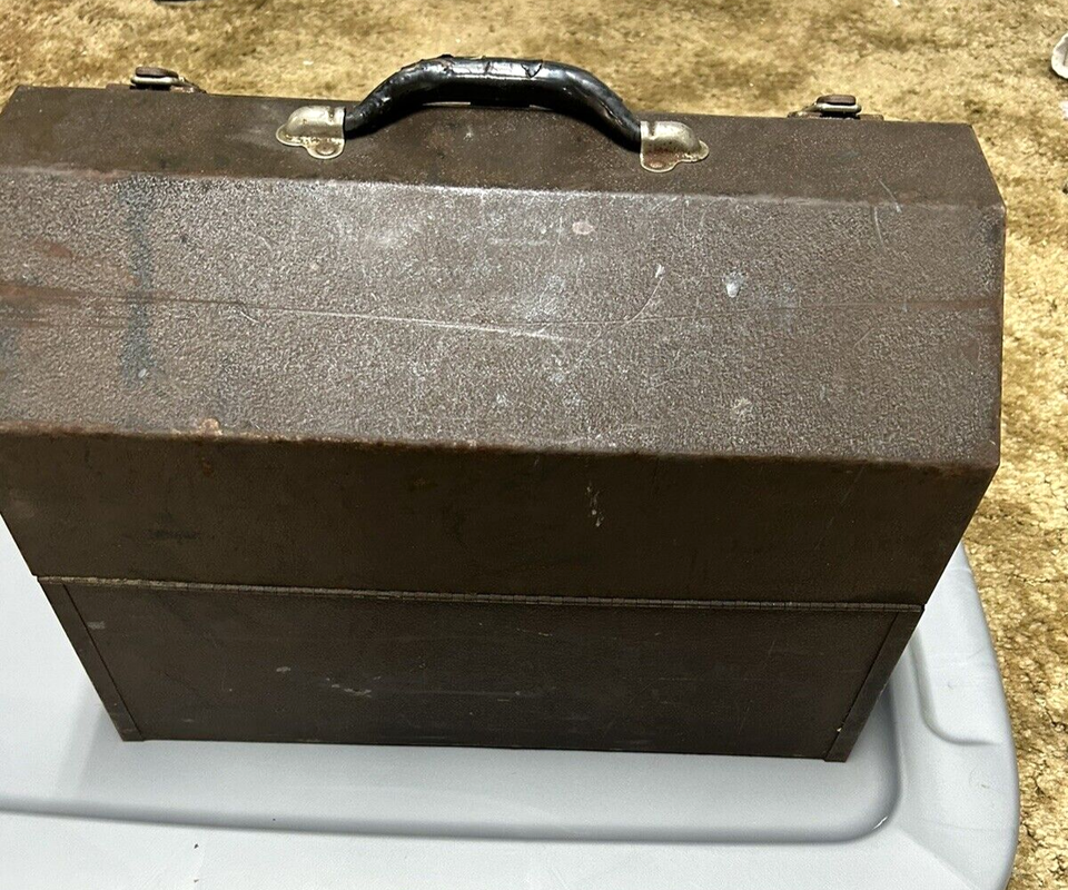 Proto 9051 Cantilever 2 sided Tool Box Vintage Brown | eBay