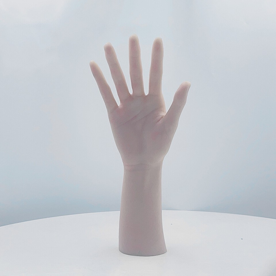 Silicone Female Right Hand Model Bendable Model Realistic Hand for ...