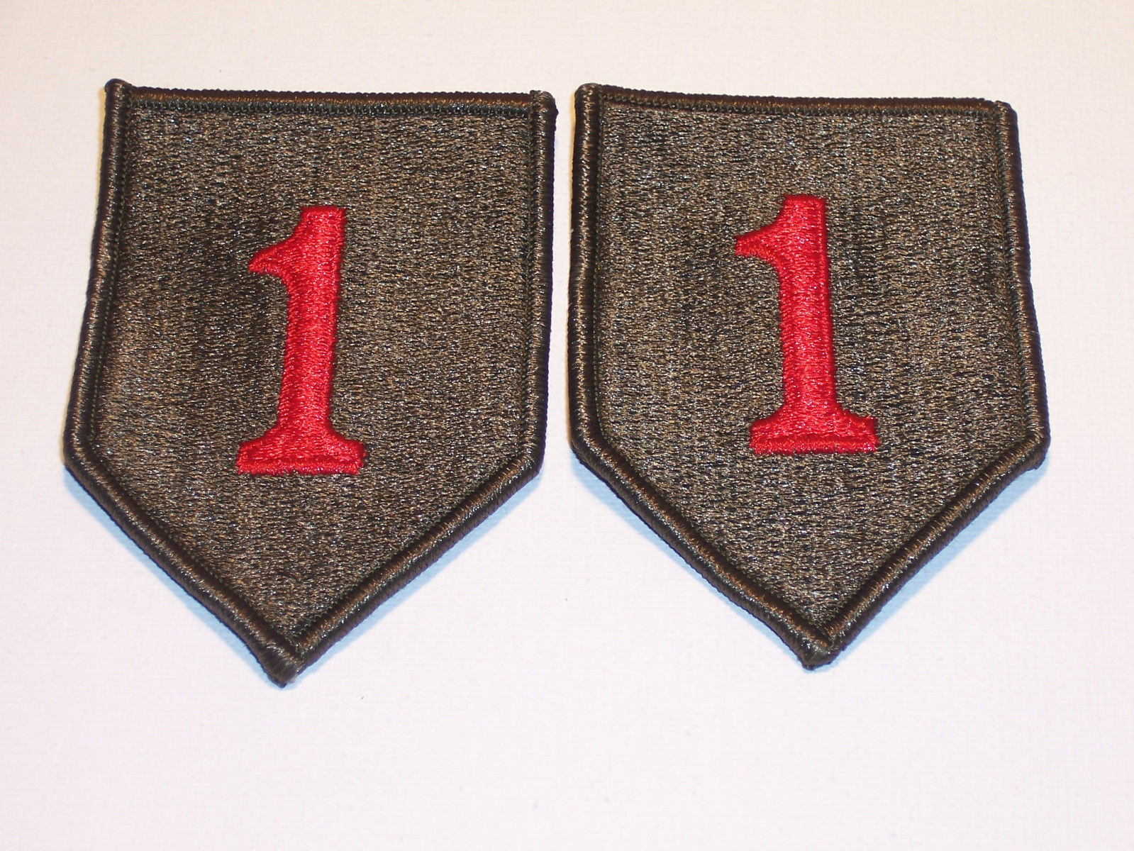 1st Infantry Patch Lot Qty. 2 New Old Stock Big Red Free Shipping | eBay
