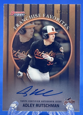 Adley Rutschman 2019 Bowman's Best Franchise Favorites Autograph Auto ...