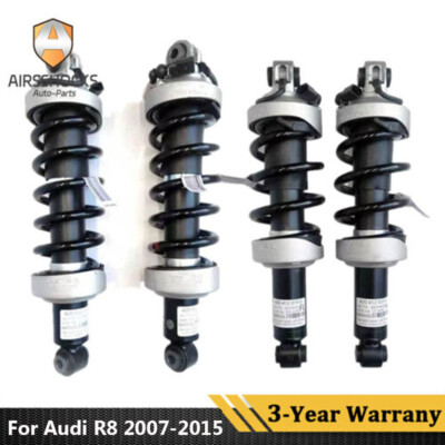 4x Front Rear Left+Right Air Suspension Shock Absorber For Audi R8 2007 ...