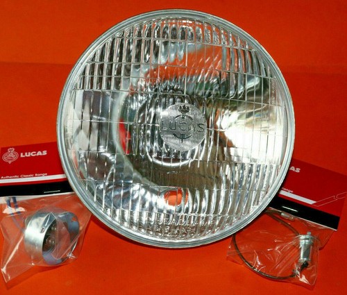 TRIUMPH PRE UNIT BSA GENUINE LUCAS 7" BPF HEADLIGHT LENS LIGHT 516798 ...