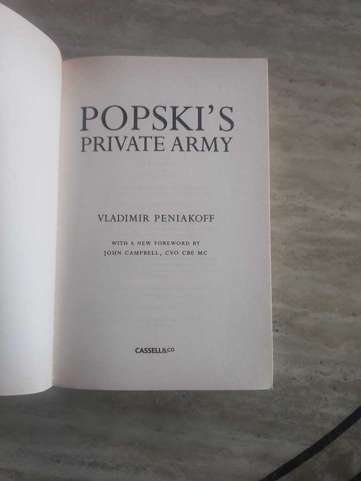 Popski's Private Army by Vladimir Peniakoff (English) Paperback Book ...