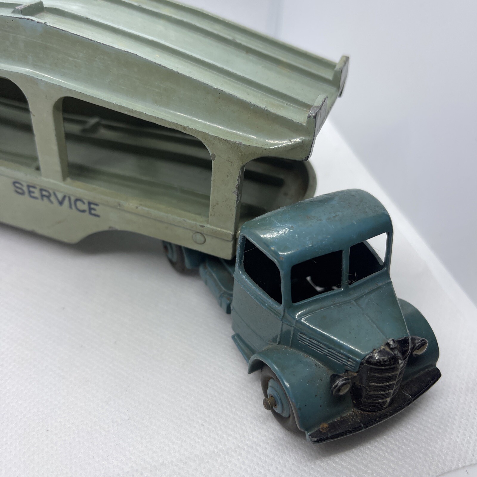 Dinky Toys 982 Pullmore Car Transporter w/ fawn decks & ramps Vintage ...