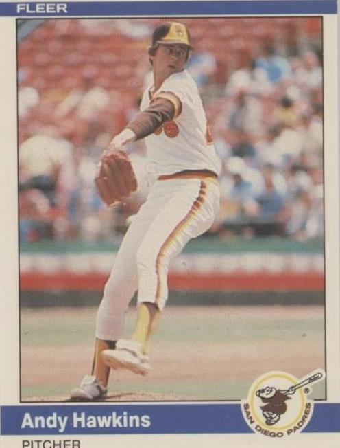 1984 Fleer - Andy Hawkins #302 (RC) for sale online | eBay
