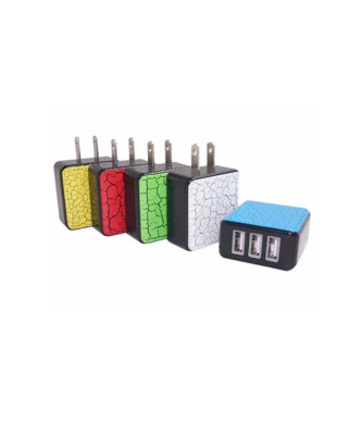 Crack Shapes 1.5A 3 USA USB Travel Charger Wall Charger Adapter New | eBay