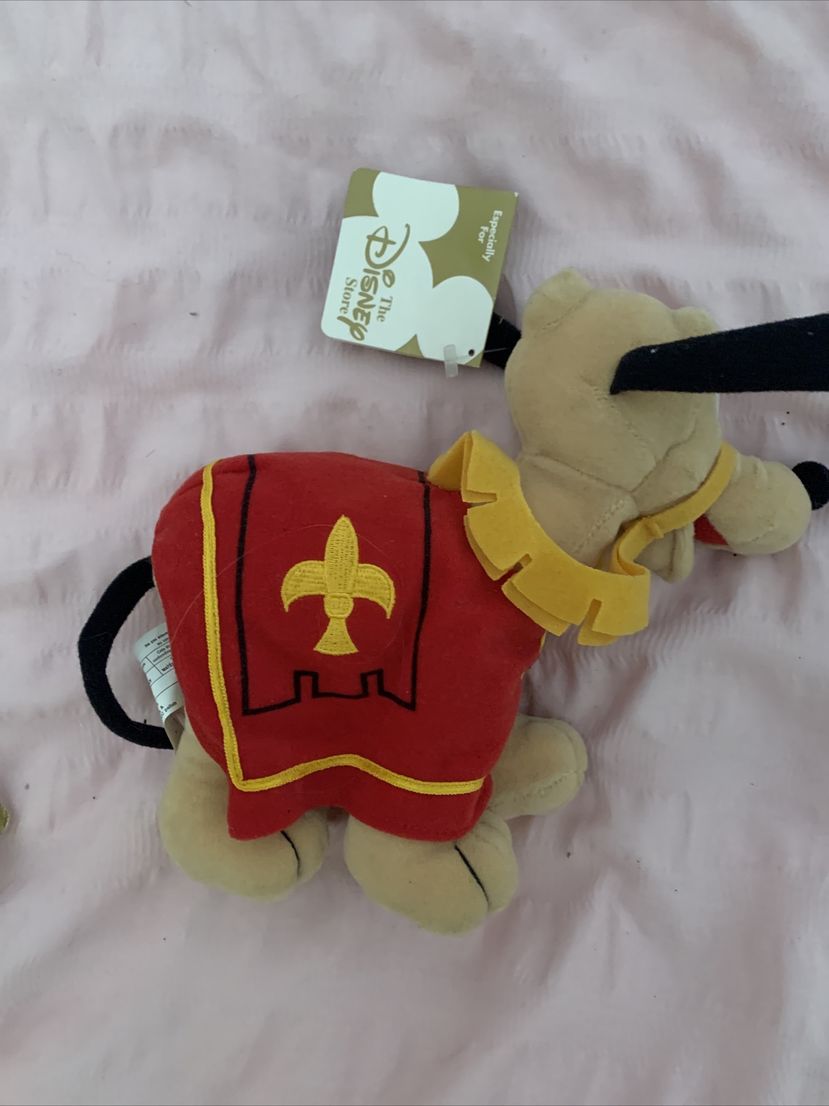 Disney Lot of 3 Medieval Plush Guinevere Minnie, Pluto Knight Horse ...