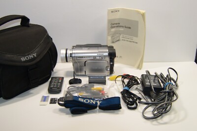 REFURBISHED Sony DCR-TRV480 Digital8 Hi8 8mm Camcorder Kit Transfer to ...