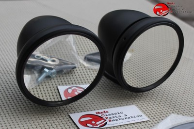 Carbon Flat Black Side Outside Shelby GT Talbot 4" Bullet Sports ...