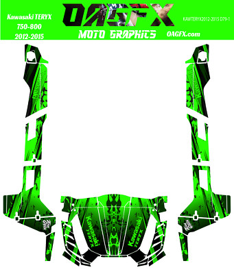 2012 -2015 Kawasaki Teryx 4 750 800 Graphic Kit Pro Edition D79-2 | eBay