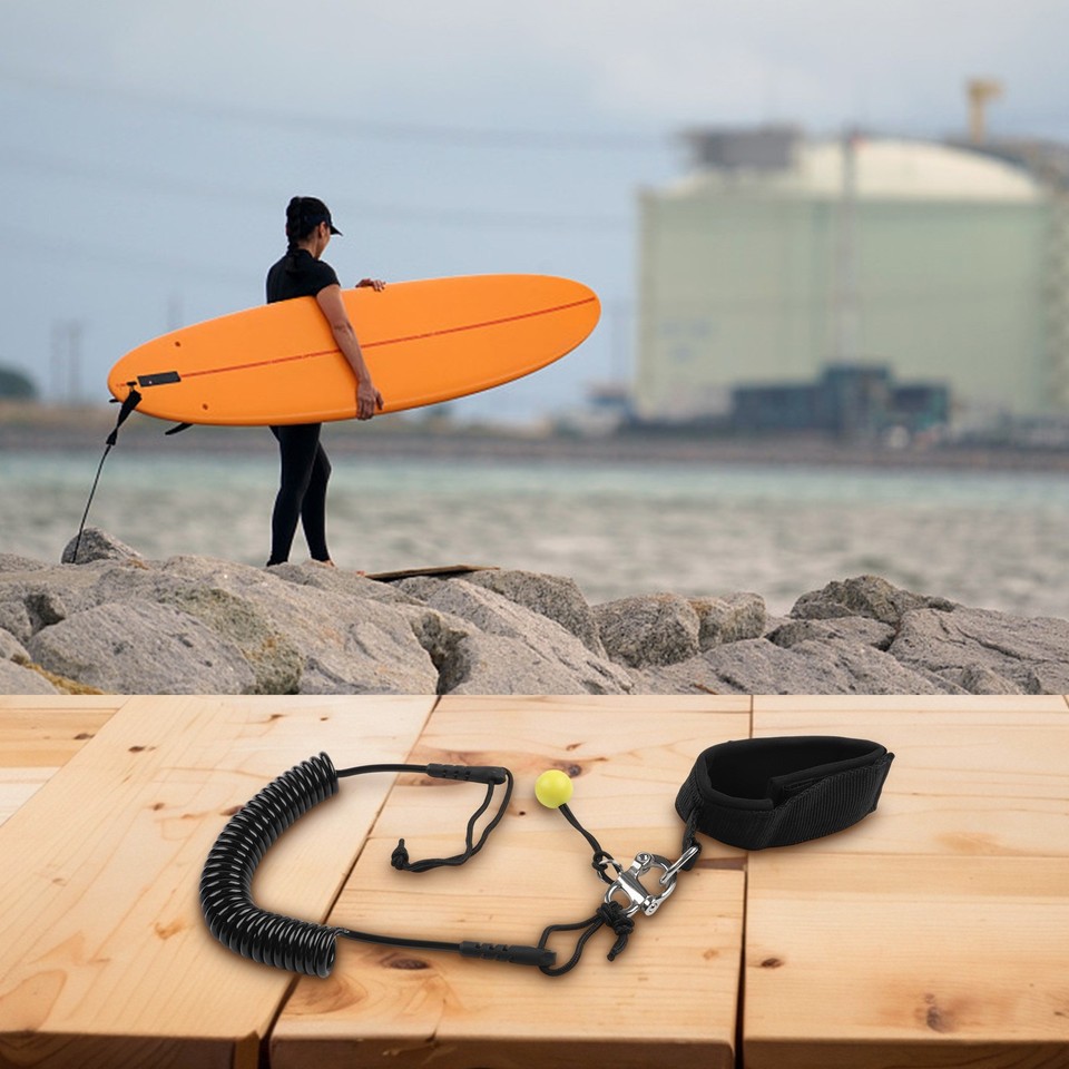 Surf Paddle Foot Leash Longboards Ankle Strap Quick Disassembly Buckle ...