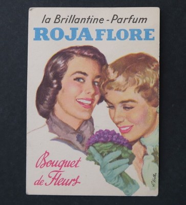 ROJA FLORE scented card The brilliantine old perfume card | eBay