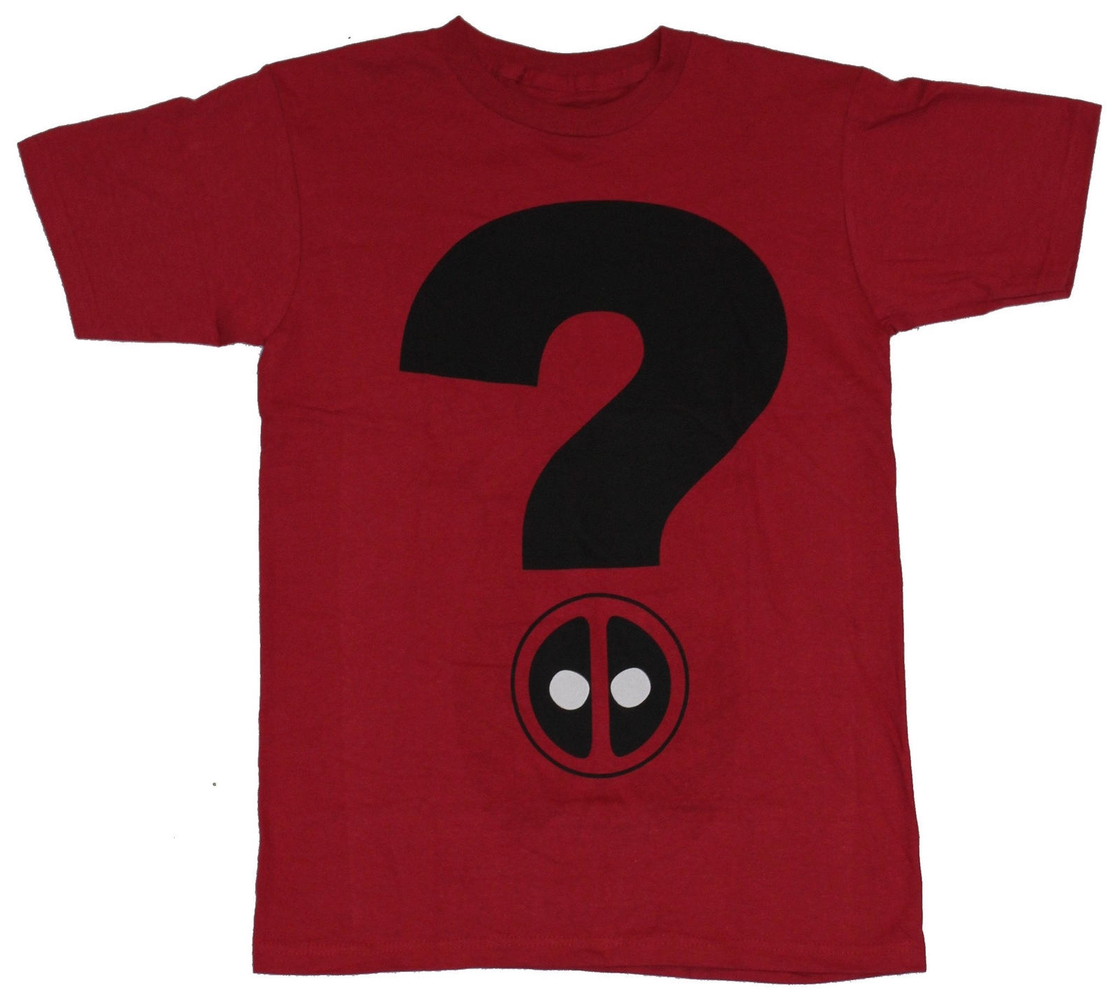 Deadpool Marvel Adult New T-Shirt - Deadpool Question Mark Logo Pic | eBay