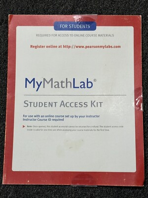 MyMathLab -- Student Access Kit for Students (Very Good) | eBay