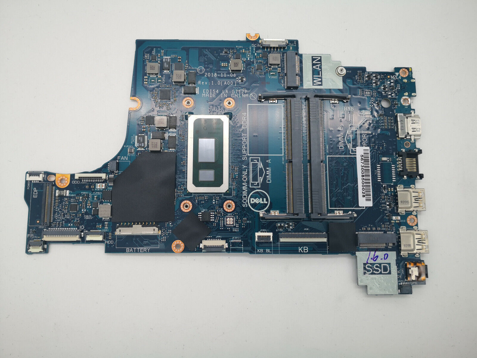 New DELL INSPIRON 15 3580 P75F INTEL CORE I5-8265U 1.6GHz Genuine ...