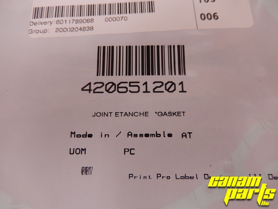 Can Am Outlander Renegade Commander Maverick OEM Stator Magneto Gasket ...