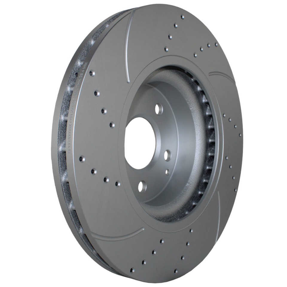 Front Brake Kit 330mm Drilled Disc Rotors & TRW Pro Low-Met Pads For MB ...