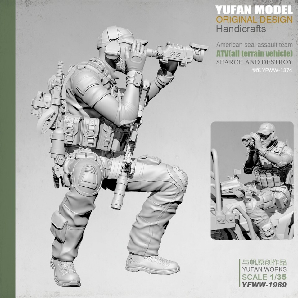 1/35 resin figure model kit US Sniper Observer unassembled unpainted | eBay