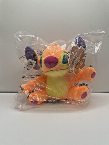 SDCC 2023 Stitch Blacklight Plush 6" Orange NWT UCC Exclusive Disney ...