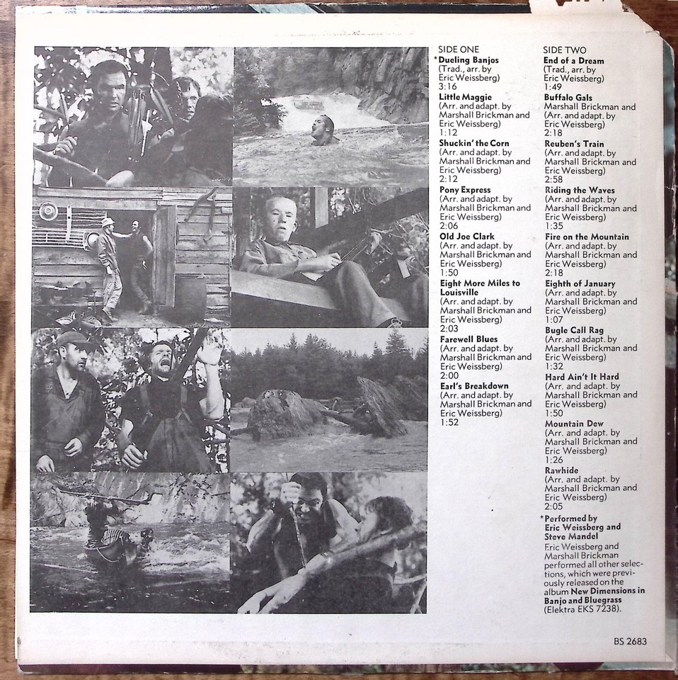 ERIC WEISSBERG STEVE MANDELL DUELING BANJOS SOUND TRACK DELIVERANCE LP ...