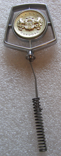 1975 1976 1977 1978 1979 CHRYSLER CORDOBA HEADER HOOD ORNAMENT BADGE ...