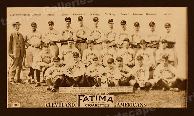 1913 Cleveland Naps Classic Baseball Team Photo Poster - 12x20 | eBay