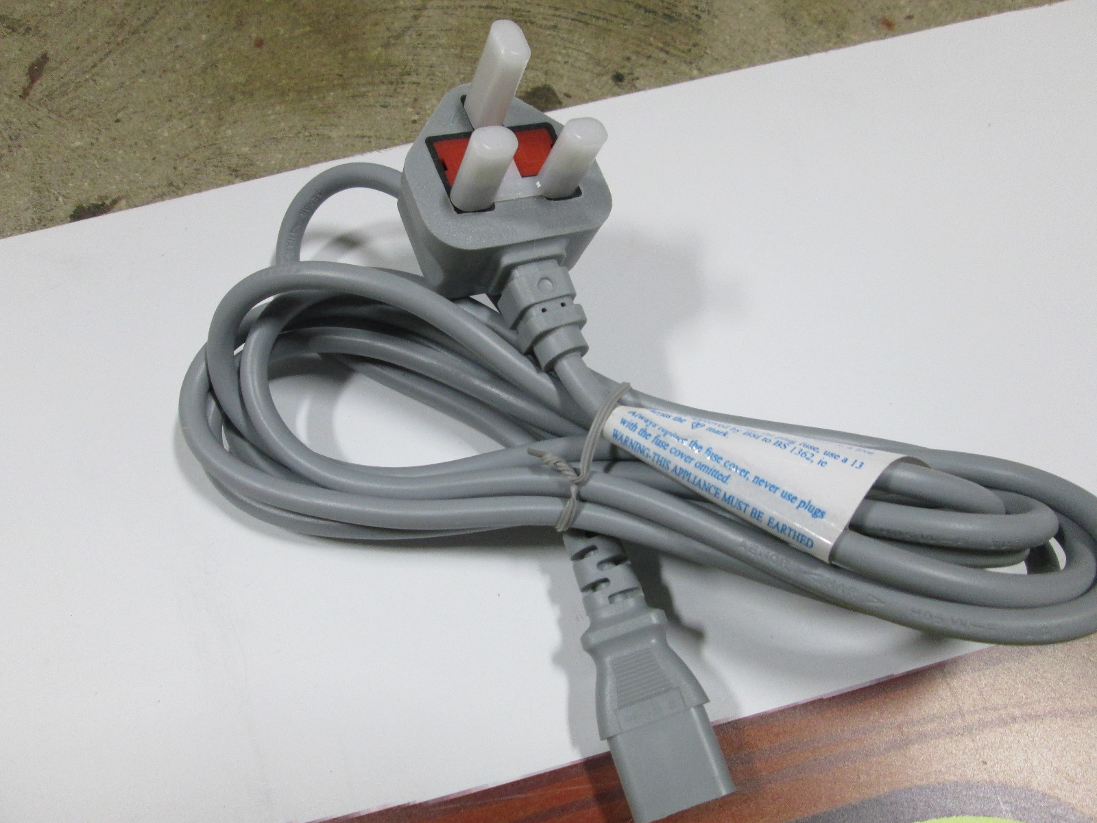 9.5' Well Shin 13A 250V Power Cable Cord WS-012A | eBay