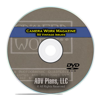 Camera Work Magazine, 50 Magazines, 1903-1917 American Photo Art ...