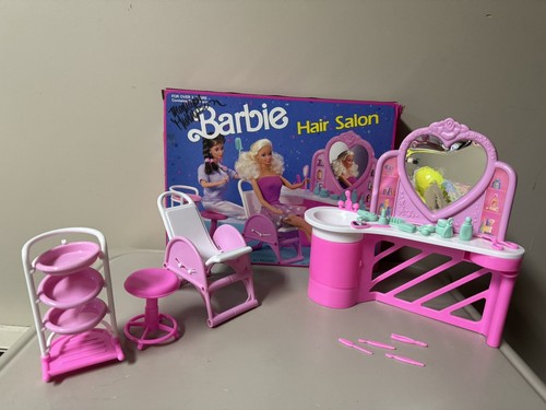Barbie Doll Hair Salon Playset 1992 Near Complete Missing One Piece | eBay