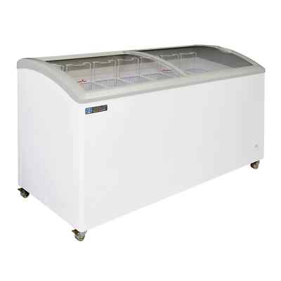 Master-Bilt MSC-66AA COLDIN-3 20.5 Cubic Ft Curved Glass Display ...