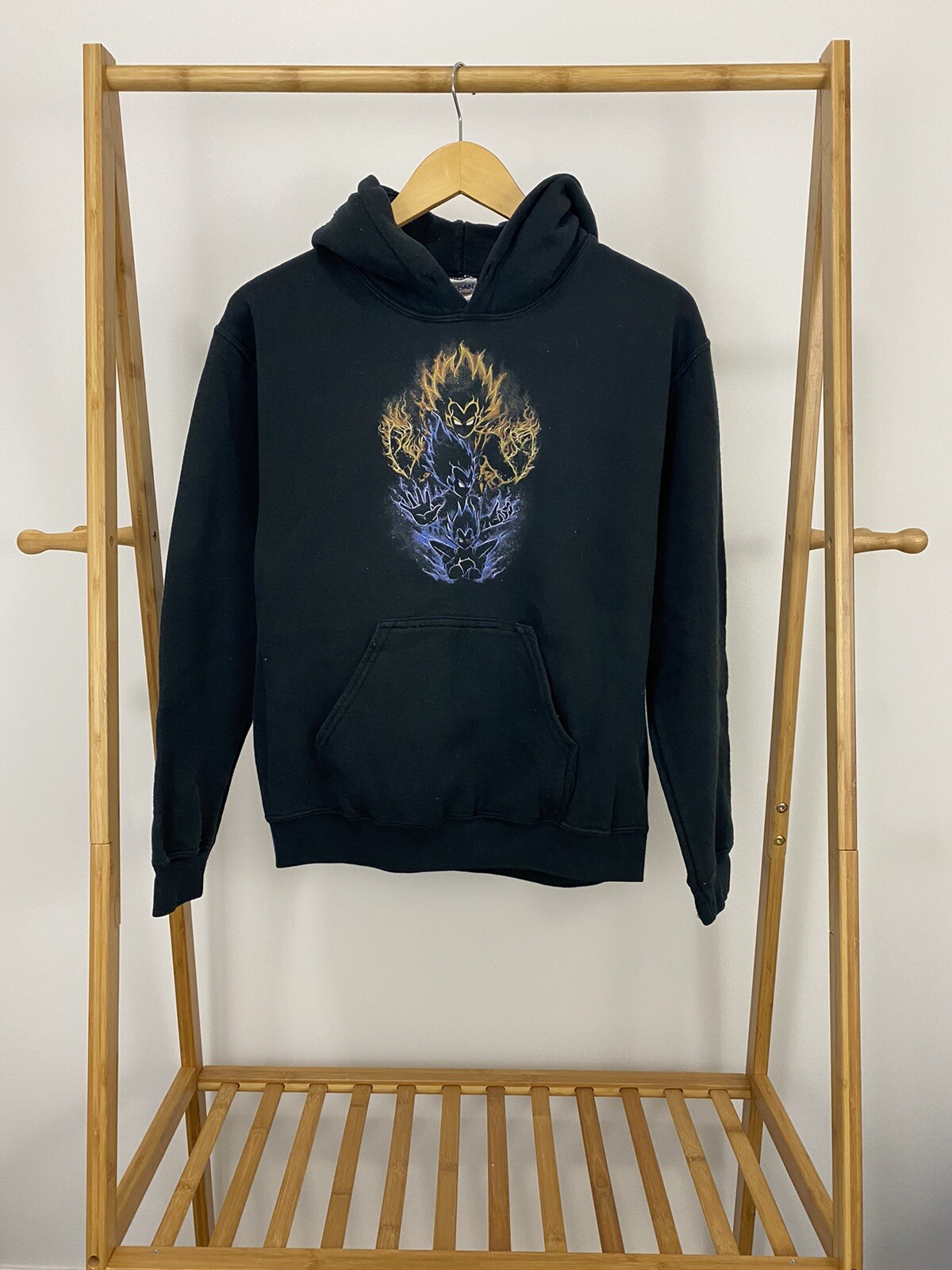 VTG Custom Dragonballz Vegeta Super Saiyan Faded Hood… - Gem