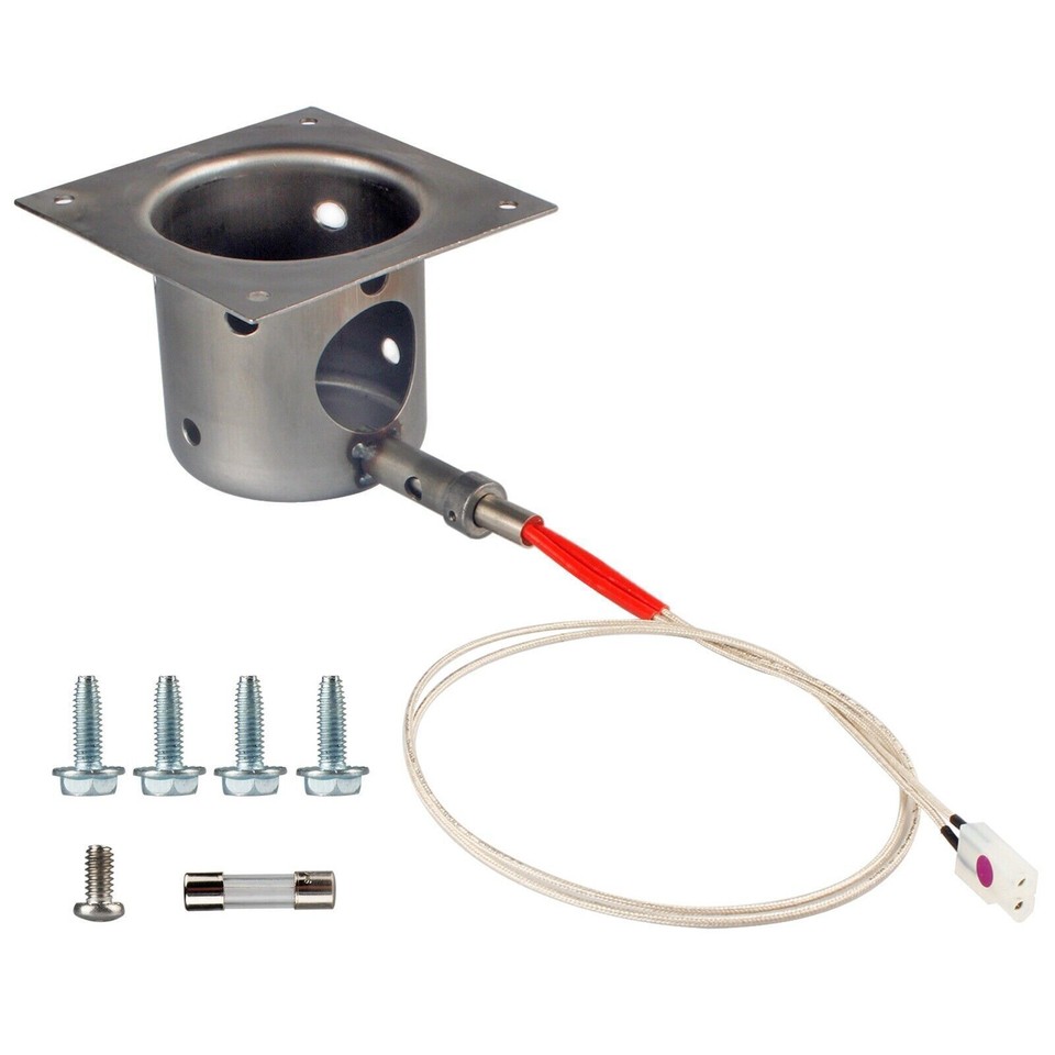 2PC 304 Stainless Steel Fire Burn Pot and Hot Rod Ignitor for Traeger ...