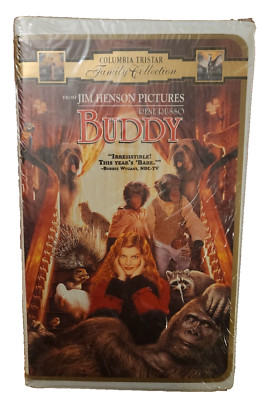 BUDDY(VHS, 1998)Clam Shell Case Jim Henson Pictures Rene Russo Family ...