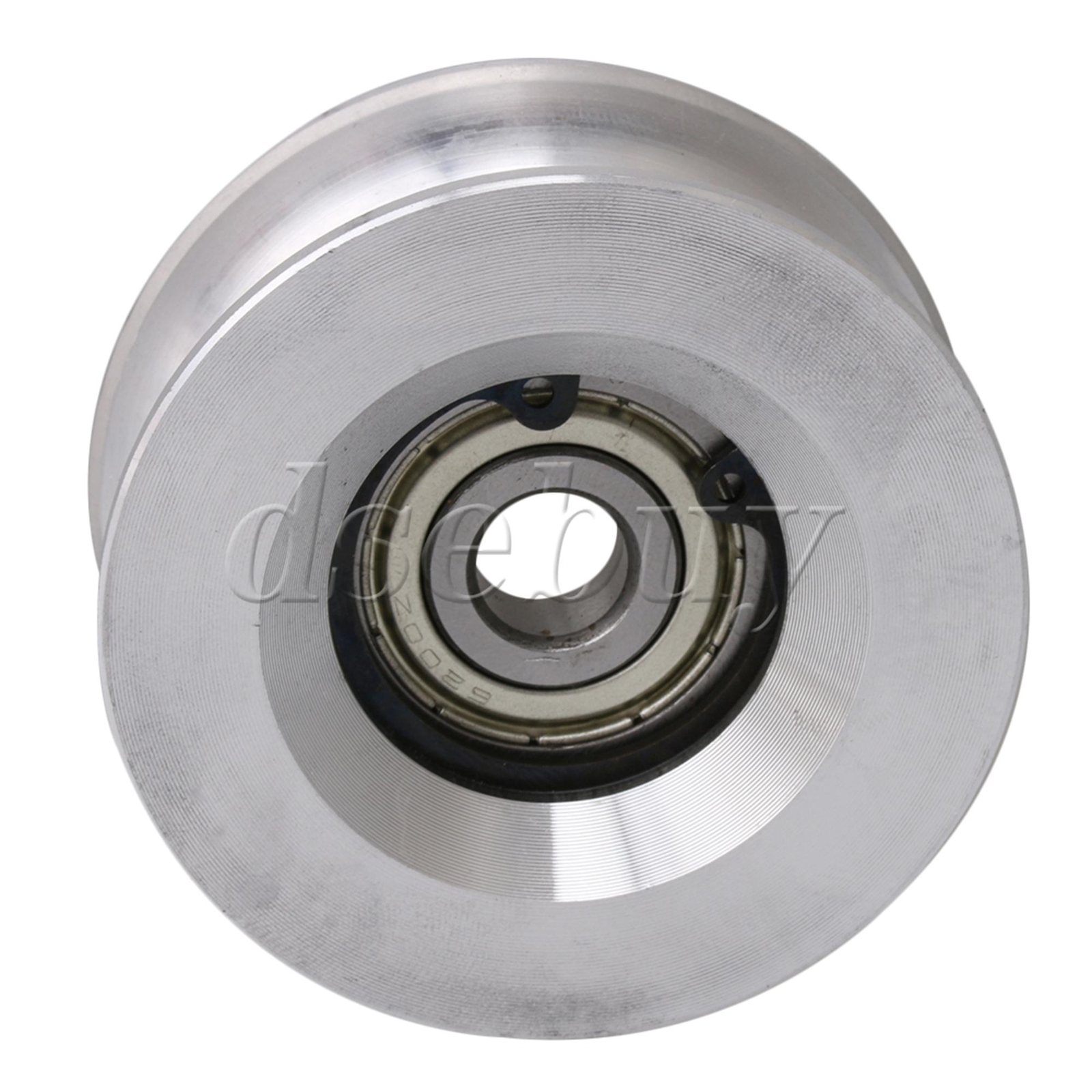 10x60x25mm Bearing Guide Rail Idler Passive Wheel Groove Pulley Wheel ...