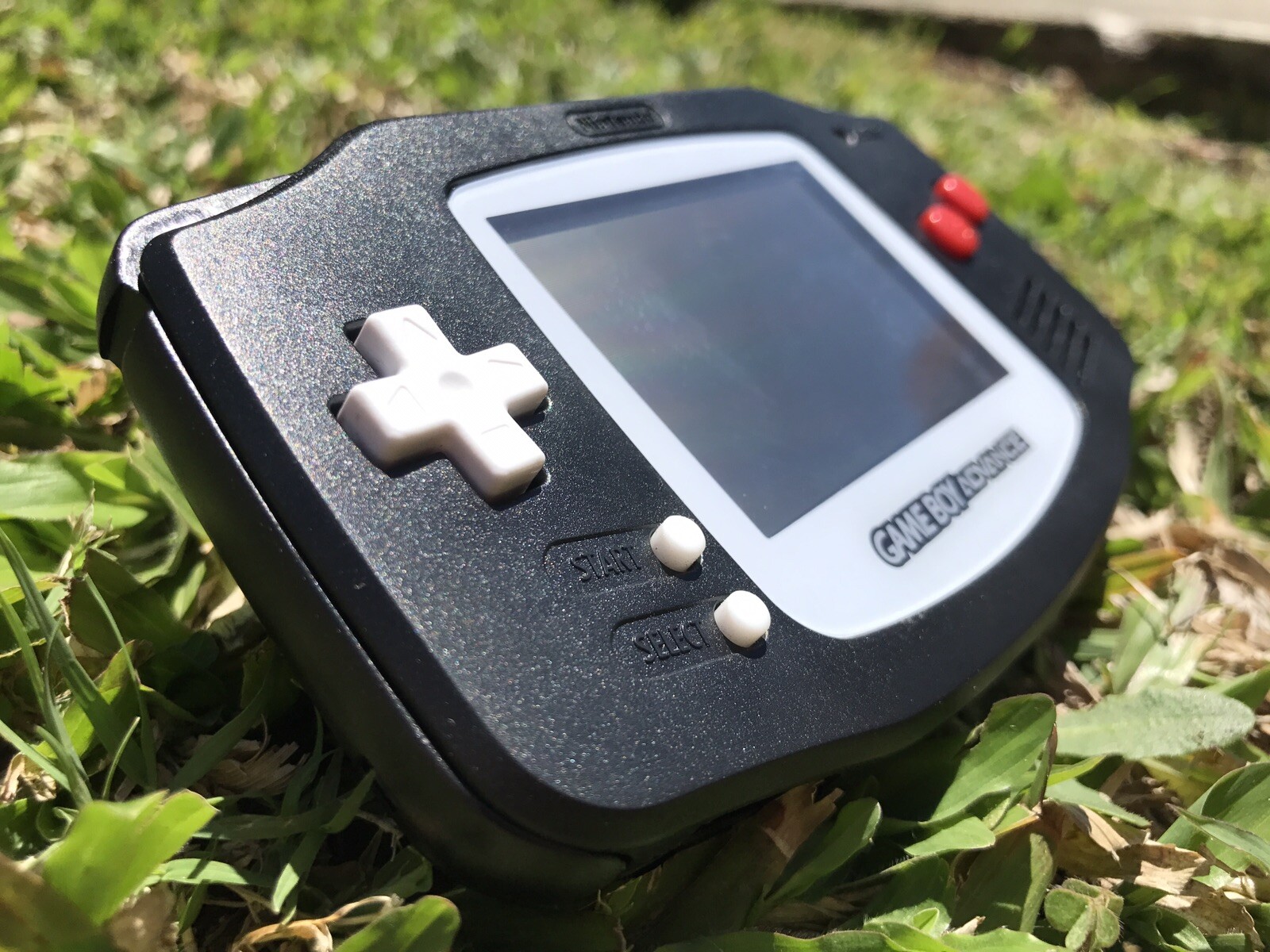 Nintendo Gameboy Advance GBA AGB-001 Green Atomic Purple Gaming Console ...