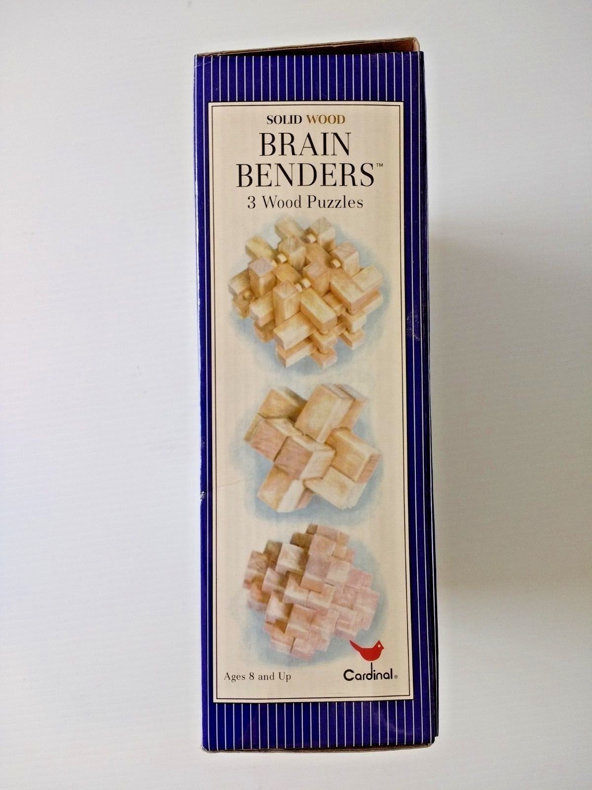 Cardinal Brain Benders 3 Solid Wood Puzzles Age 8 and Up mind challenge ...