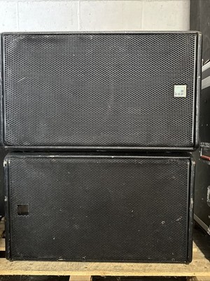2x Logic System LS300 Subwoofer 2 X 15” 1000W 4ohm Bass Bin Speaker PA ...