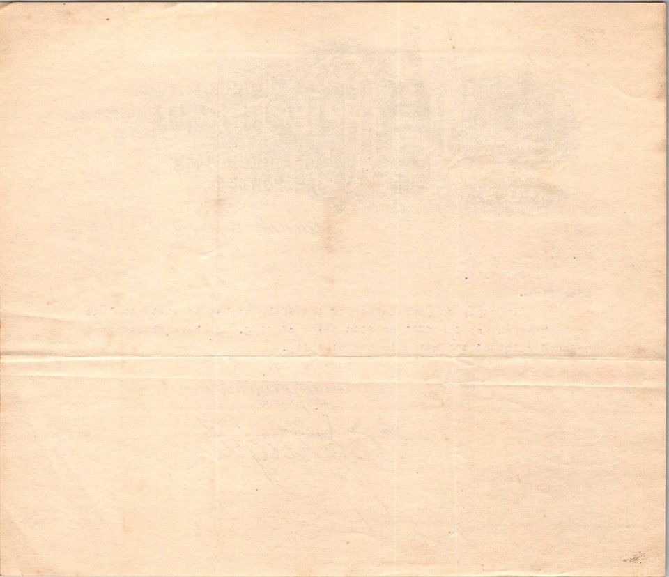 1902 Christian Feigenspan Lager Beer Letterhead Newark NJ Brewery ...