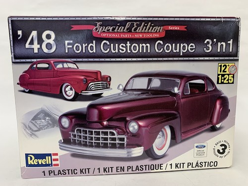 Revell 48 Ford Custom Coupe Ford Chopped Top Revell 1/25 * Rat Hot Rod ...