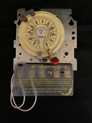 Intermatic 24-Hour 2-Run Periods 40Amp 240VAC DPST Mechanical Timer ...