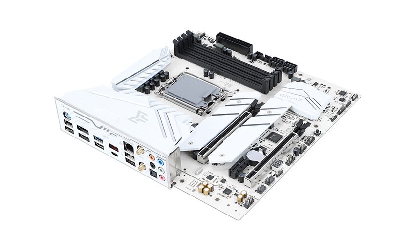 Galaxy B760 Metaltop D4 Wi-Fi White LGA 1700 Intel B760 Motherboard ...