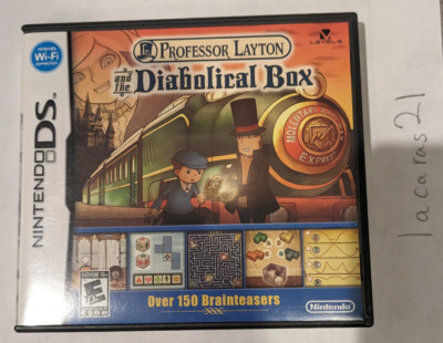 Professor Layton and the Diabolical Box (Nintendo DS) - Complete in Box ...