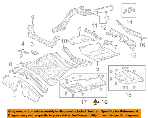 TOYOTA OEM Front Bumper-End Cap Upper Clip 9046707215 | eBay