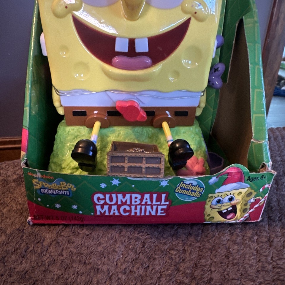 2012 Spongebob Squarepants Gumball Machine Bubble Gum Dispenser | eBay
