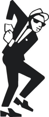 SKA Logo TWO TONE MOD RUDE BOY SCOOTER VINYL DECAL CAR WINDOW BUMPER ...