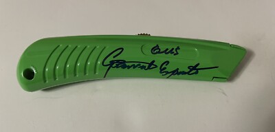 GIANCARLO ESPOSITO SIGNED GREEN BOX CUTTER GUS FRING BREAKING BAD JSA ...